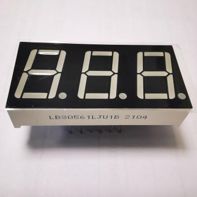 중국 트리플 디지털 0.56 인치 7 세그먼트 LED 디스플레이 슈퍼 밝은 노란색 녹색 판매용