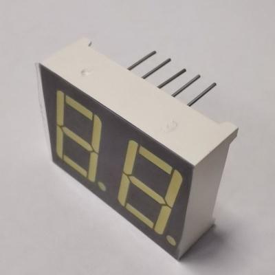 중국 일반 카थो드 7 세그먼트 LED 디스플레이 듀얼 디지털 14.2mm 흰색 판매용
