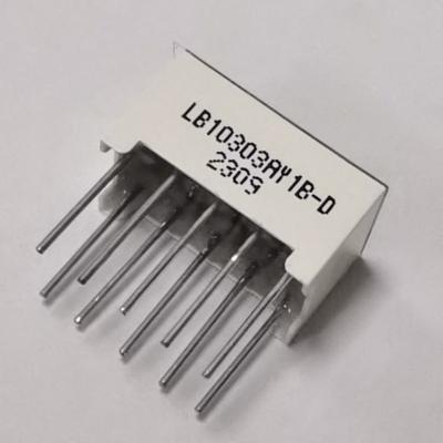 중국 앰버 색상 7.62mm 단자리 7 세그먼트 LED 디스플레이 공통 안도 판매용