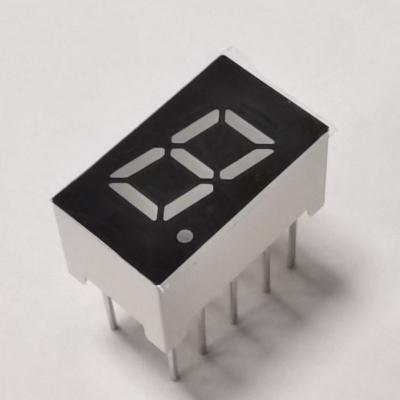 중국 앰버 색상 7.62mm 단자리 7 세그먼트 LED 디스플레이 공통 안도 판매용
