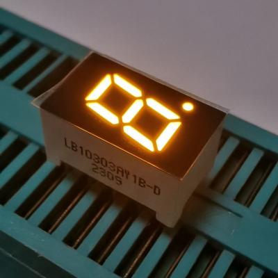 중국 앰버 색상 7.62mm 단자리 7 세그먼트 LED 디스플레이 공통 안도 판매용