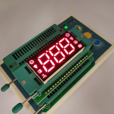 냉장고 컨트롤러에 대한 빨간 3자리 공통 카토드 7 세그먼트 LED 디스플레이