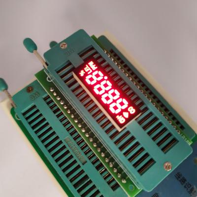 Red 4 Digit 7 Segment LED Clock Display for Home Appliances