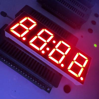 Unidad de visualización de relojes LED de 4 dígitos de alta visibilidad