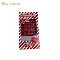 Quality Red Cosmetic Lip Gloss Lipstick Packaging Box Paper Glitter Slide Drawer Box Packaging for sale