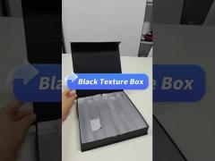 럭셔리 카드보드 초콜릿 종이 상자 검은색 자기 선물 상자