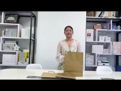 XL Packaging Customer Provide Kraft Paper Bags With Handles Eco Friendly Custom Printing Shopper Gift Craft Paper Bag