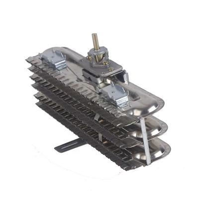 China 90mm / 110mm Gas Water Heater Spare Parts Stainless Steel Fire Row Gas Burner for sale