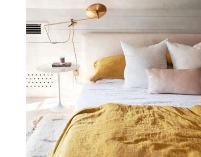 Cina Lenzuola di lino lavata pura Set di biancheria da letto di lino europea personalizzabile e può essere personalizzato in vendita