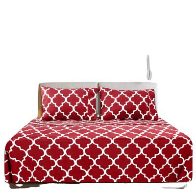 Cina Set di lenzuola da letto personalizzato di lusso di 4 pezzi con 300 fili in vendita