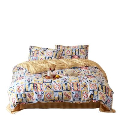 Cina Copertina di copertina stampata in poliestere Set a quattro pezzi personalizzato per la vostra soddisfazione e comfort in vendita