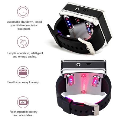 Cina Orologio di terapia di luce rossa, luce infrarossa di agopuntura di intensità bassa per sollievo dal dolore della rinite del corpo della spalla del ginocchio in vendita