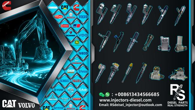 Perkins original Perkins 295-1411 Common Rail Diesel Fuel Injector for CAT C7 325D 324D 328D 329D Excavator new injector original new injector detail 7