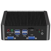 Quality Industrial Intel Celeron N4000 Mini PC RS485 Linux DDR4 8GB Fanless Mini Computer for sale