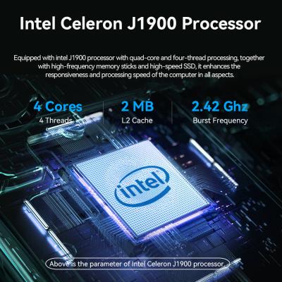 China Processador Intel Celeron J1900 PC sem ventilador com DDR3L até 8GB e LAN duplo Dual COM à venda