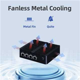 China Intel N150 Processor With Four LAN and Dual COM 1HDMI 1DP Industrial Mini PC for sale