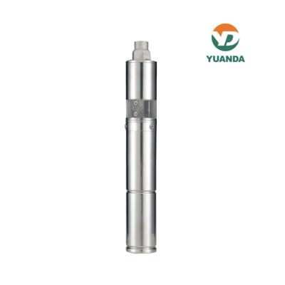 China Water 0.8 Hp DC Brushless Permanent Magnet Submersible Deep Well Screw Photovoltaic Solar Water Pumps for sale