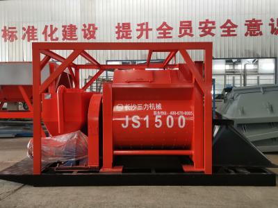 Fully Automatic Twin-Shaft Concrete Mixer 1m3 Mixing Equipment Js Concrete Mixer
