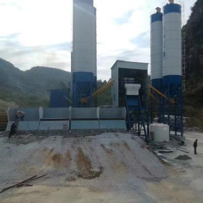 Chine JS750 Twin-shaft Concrete Mixer Full Automatic Ready Mixed Portable Batching Plant à vendre