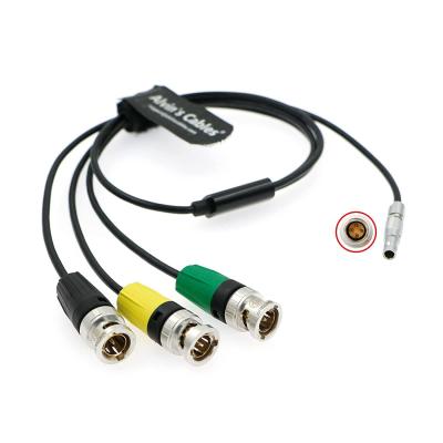 China Alvin'S Cables RED DSMC2 Camera Sync Cable 00B 4 Pin To 3BNC For Timecode Genlock Trigger 60CM 23.6inches zu verkaufen