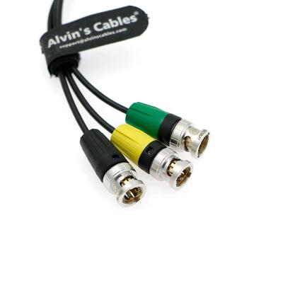China Alvin'S Cables RED DSMC2 Camera Sync Cable 00B 4 Pin To 3BNC For Timecode Genlock Trigger 60CM 23.6inches zu verkaufen