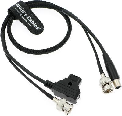 China TV Logic Monitor Combination Power Cable Mini 4 pin XLR to D-Tap & BNC to BNC 75 Ohm SDI Video Coaxial Cable en venta