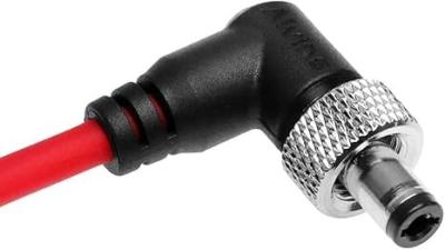 중국 알빈의 케이블 엑스트라 소프트 Dtap 로킹 DC 2.1 직각 케이블, 비디오 장치 PIX-E7 PIX-E5 모니터, 홀리랜드 마스 400s를위한 아토모스 닌자 Dtap 전력 코일 케이블 판매용