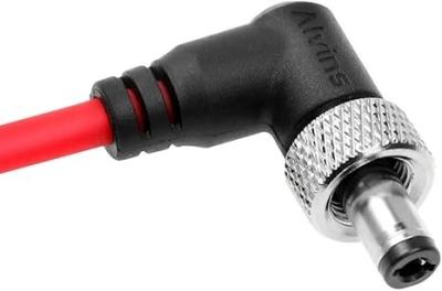 중국 알빈 케이블 잠금 DC로 DC 케이블 원자력 닌자 V 쇼건, 5.5 2.1 잠금 DC 오른쪽 앵글 초 소프트 케이블 비디오 장치 PIX-E7 PIX-E5 모니터 45cm 로비17.7in 판매용