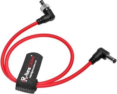 중국 알빈 케이블 잠금 DC로 DC 케이블 원자력 닌자 V 쇼건, 5.5 2.1 잠금 DC 오른쪽 앵글 초 소프트 케이블 비디오 장치 PIX-E7 PIX-E5 모니터 45cm 로비17.7in 판매용