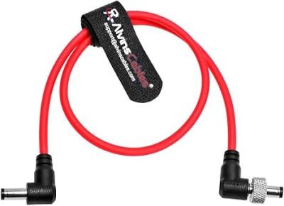 중국 알빈 케이블 잠금 DC로 DC 케이블 원자력 닌자 V 쇼건, 5.5 2.1 잠금 DC 오른쪽 앵글 초 소프트 케이블 비디오 장치 PIX-E7 PIX-E5 모니터 45cm 로비17.7in 판매용