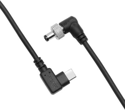 중국 알빈 케이블 PD USB-C 타입-C 로킹 DC 12V 코일 전력 케이블 아토모스 쇼곤, 블랙매직 비디오 지원, 홀리랜드 화성, 오른쪽 각 판매용