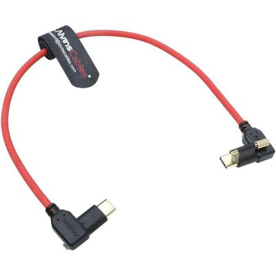 China Cabo USB C Vermelho com Trava da Alvin para Blackmagic 4K G2 12 polegadas 10Gbps à venda