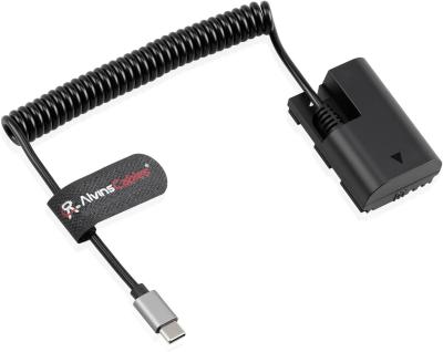 中国 アルヴィンのケーブル USB-C Type-c から LP-E6P カノン EOS R5 Mark ll/ R5/ R6 Mark ll/ R6/ R7/ R カメラ用のダミー バッテリー電源回線ケーブル 販売のため