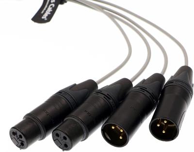 China Van de de Kabelsdoorbraak van Alvin de Audio Input-output Kabel voor Atomos-Registreertoestel 10 van de Sjogoenmonitor Pin Male aan 4 de Speld van XLR 3 Te koop