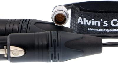 China Van de de Kabelsdoorbraak van Alvin de Audio Input-output Kabel voor Atomos-Registreertoestel 10 van de Sjogoenmonitor Pin Male aan 4 de Speld van XLR 3 Te koop