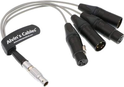 China Van de de Kabelsdoorbraak van Alvin de Audio Input-output Kabel voor Atomos-Registreertoestel 10 van de Sjogoenmonitor Pin Male aan 4 de Speld van XLR 3 Te koop