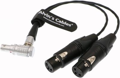 Cina Cavo introdotto di sblocco di XLR audio affinchè Pin dell'angolo retto 10 del registratore del monitor dello shogun di Atomos si raddoppino XLR 3 Pin Female in vendita