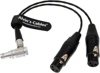 Cina Cavo introdotto di sblocco di XLR audio affinchè Pin dell'angolo retto 10 del registratore del monitor dello shogun di Atomos si raddoppino XLR 3 Pin Female in vendita