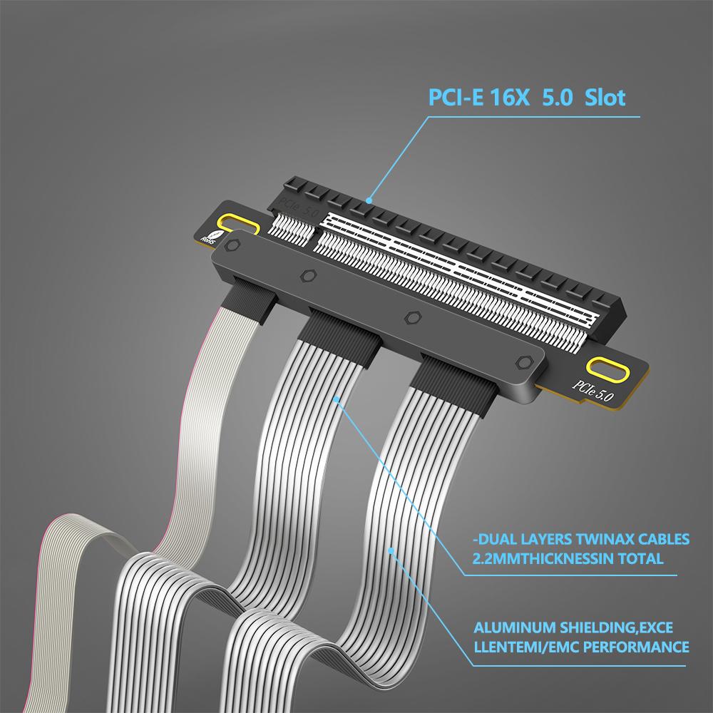 latest company news about Performance Soars: PCI-E 5.0 Graphics Card Extension Cable Debuts Heavy 1