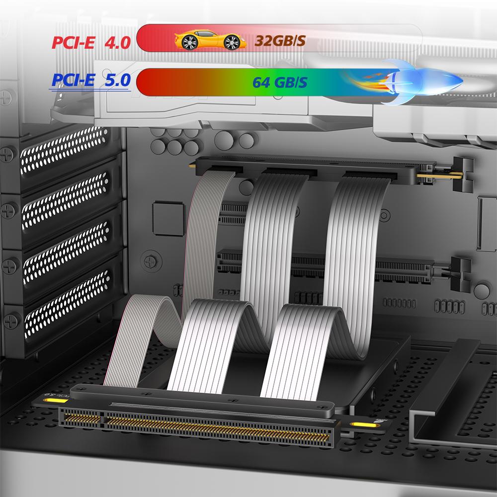 latest company news about Performance Soars: PCI-E 5.0 Graphics Card Extension Cable Debuts Heavy 3