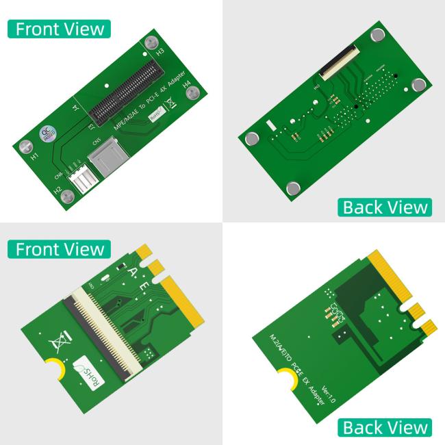 Gold Plated SATA PCI-E Riser Card close-up