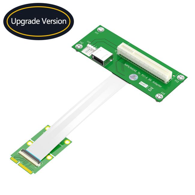 Vertical PCI-E Express X8 USB Riser Card Extender Cable front view