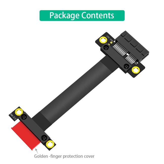 PCI-E 1X Riser Adapter installation example