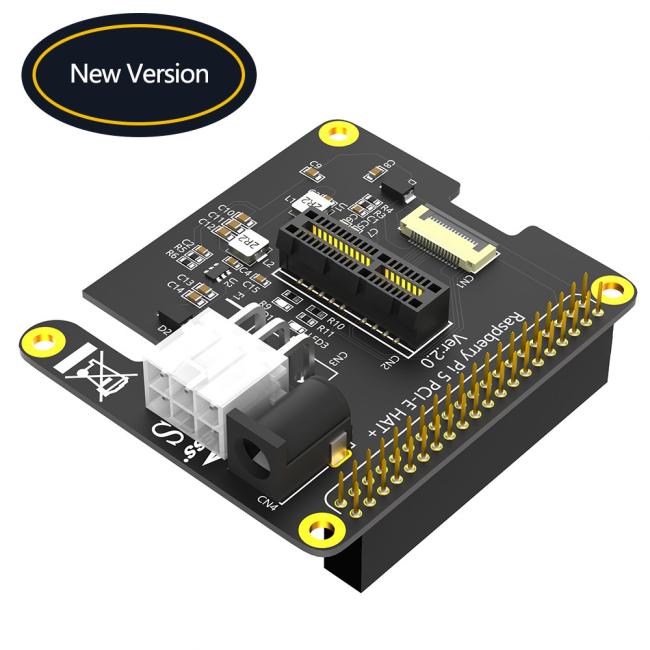Raspberry Pi PCIe adapter dimensional view