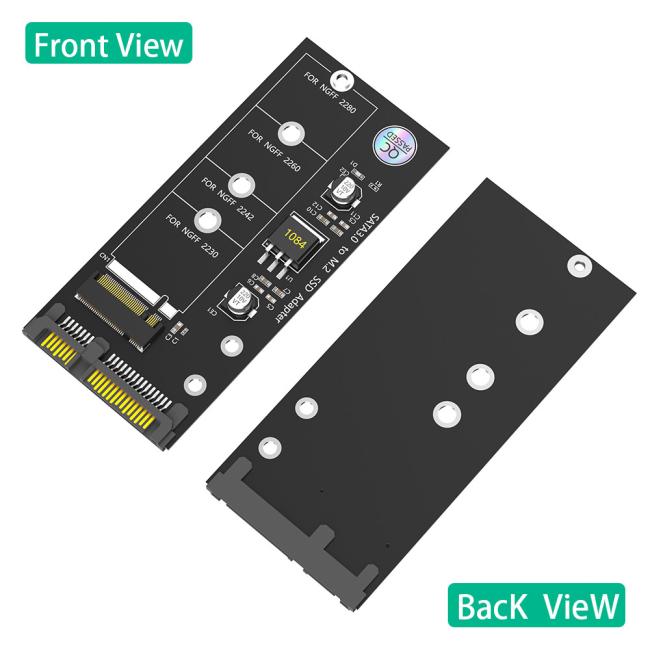 M.2 to SATA adapter side view