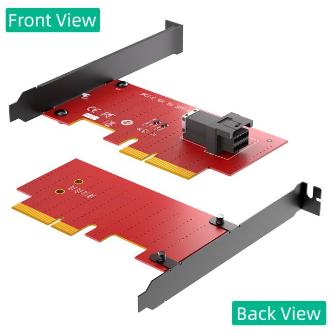 36Pin SFF 8643 Adapter side view