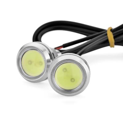 China DC12V 18mm Eagle Eye DRL LED Daytime Running Light work light Waterproof Fog Parking Light for sale