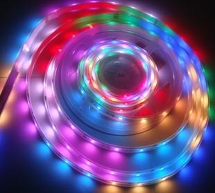 China 32LEDs WS2801 SMD Flexible LED Strip Lights RGB LED Strip For Decoration for sale
