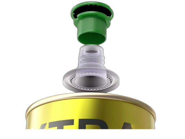 Oil can side view