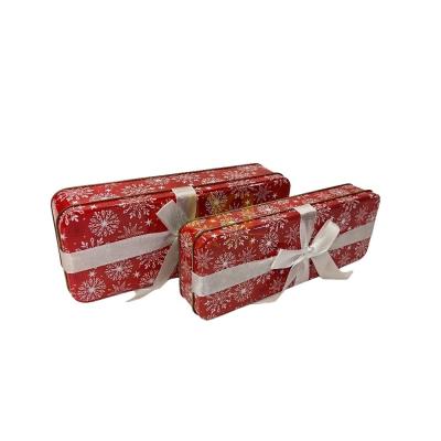 China DADI Candy Tin Box Rectangular Tin Can 0.19mm-0.4mm Cookie Tin Packaging for sale